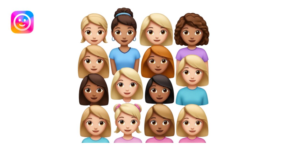 girly gallery of photos emoji | AI Emoji Generator