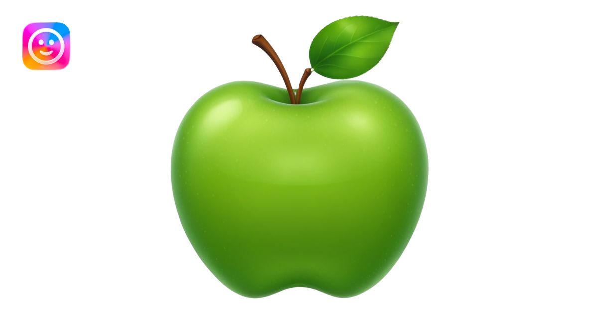green apple emoji | AI Emoji Generator