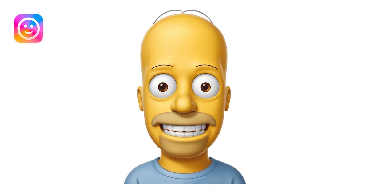 Homer Simpsons emoji | AI Emoji Generator