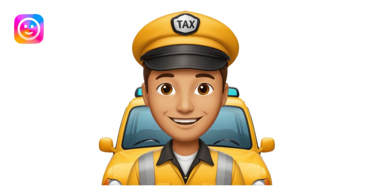 taxi driver emoji | AI Emoji Generator