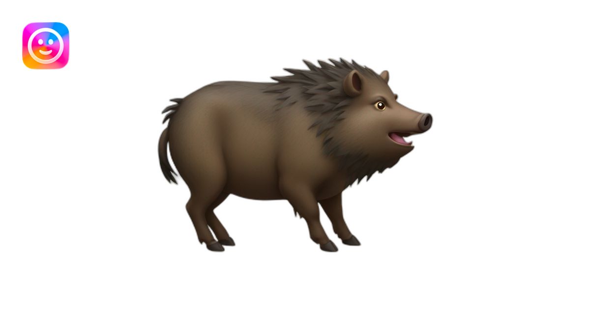 boar emoji | AI Emoji Generator
