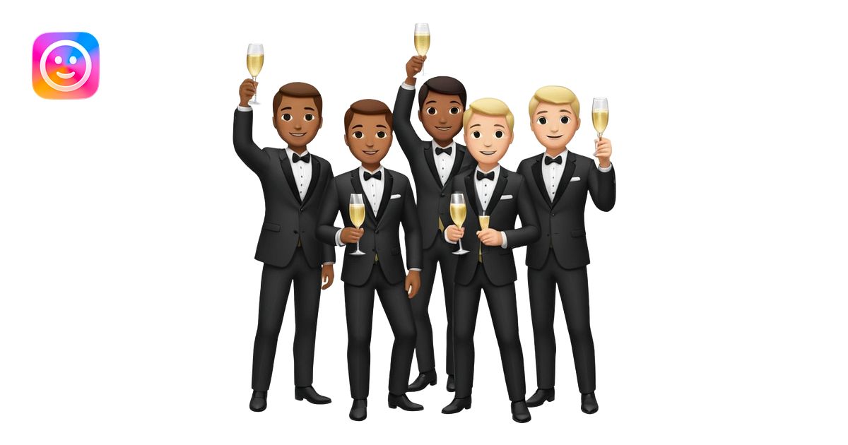 reception men emoji | AI Emoji Generator