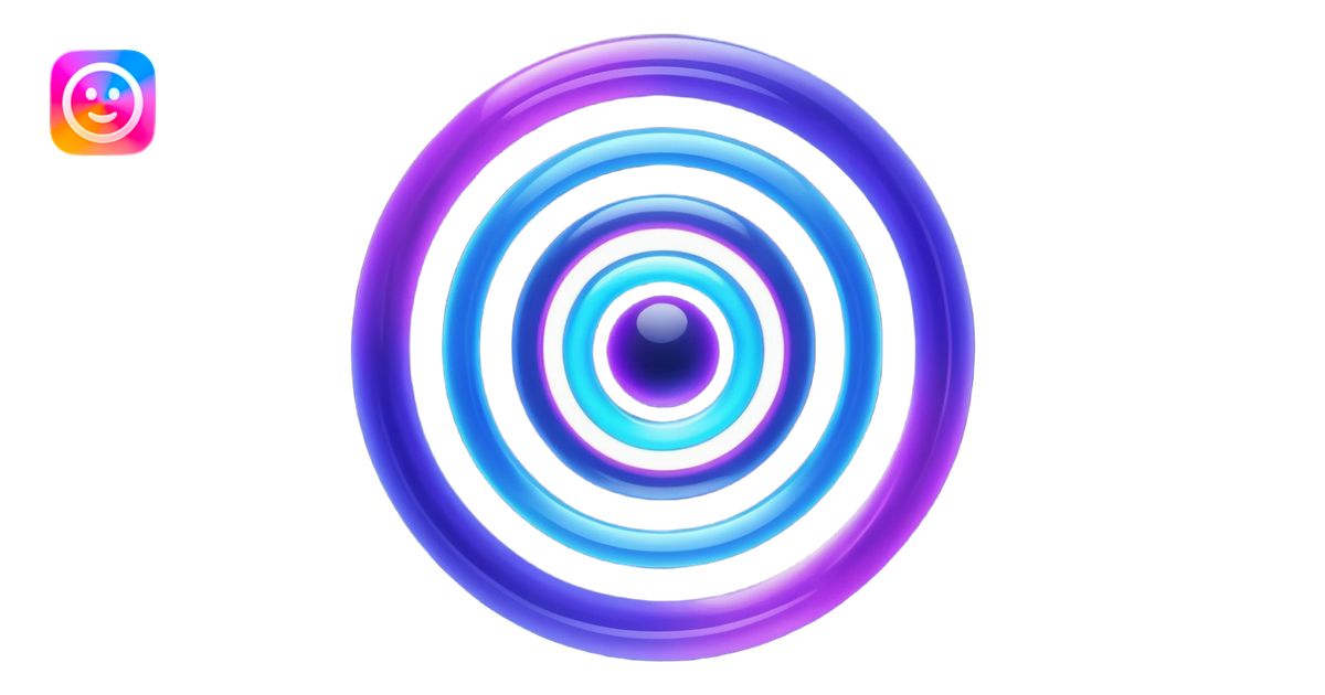 Futuristic retry symbol for a game: glowing circular energy ring with a ...