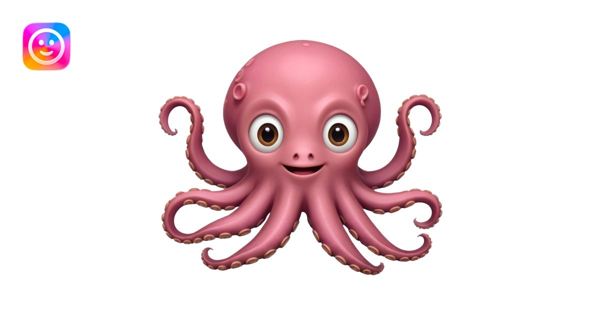 young pink flapjack octopus from Disney Pixar's animated film Finding ...