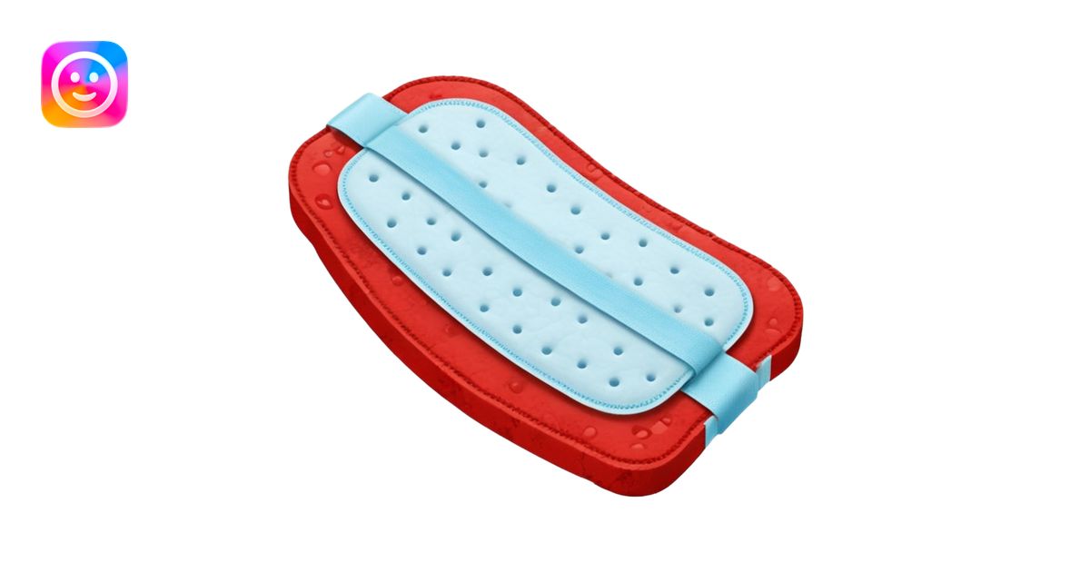 Menstrual blood on pad emoji | AI Emoji Generator