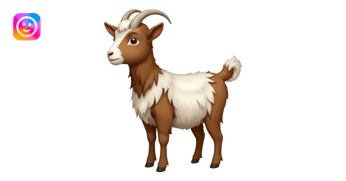Goat emoji | AI Emoji Generator