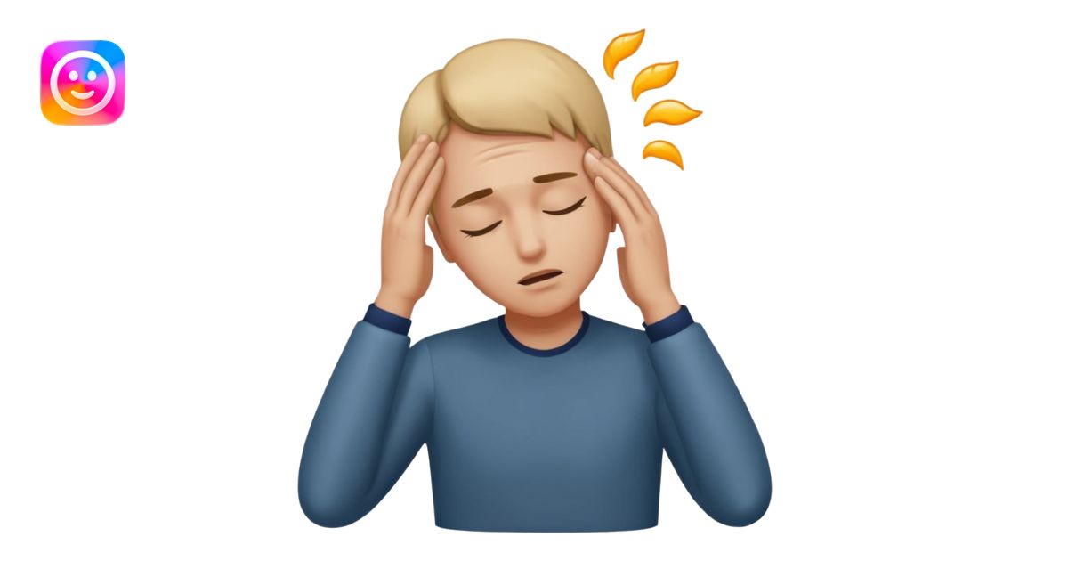 person with back of hand on forehead eyes closed fainting dramatic ...