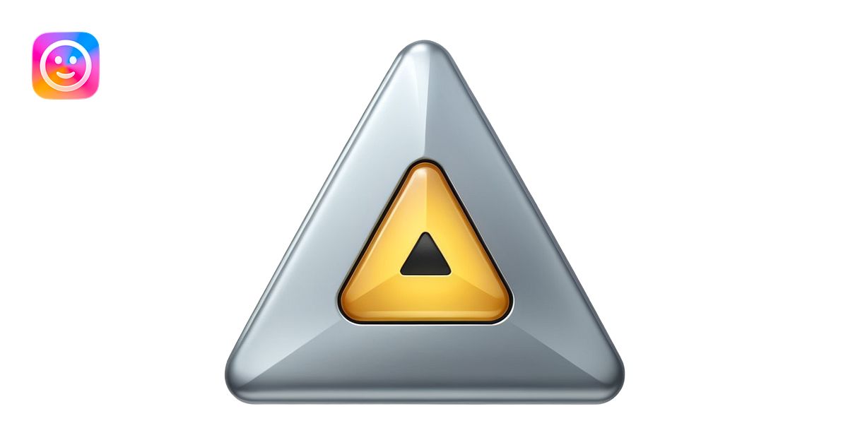 Troj uhelník jako play button emoji | AI Emoji Generator