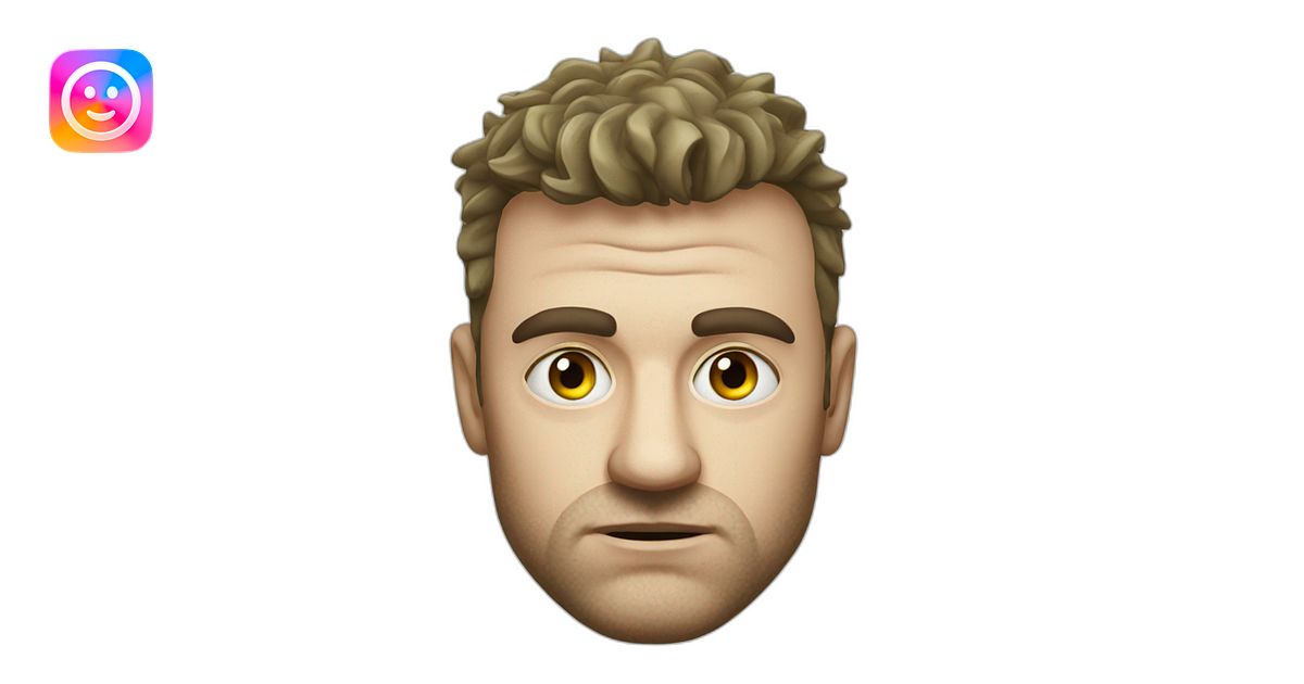 Hungover irish rugby player with bloodshot eyes emoji | AI Emoji Generator