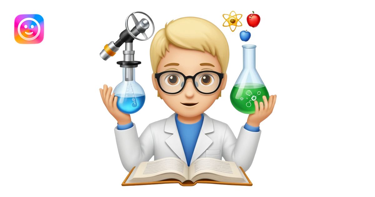 Science Academic Skills emoji | AI Emoji Generator