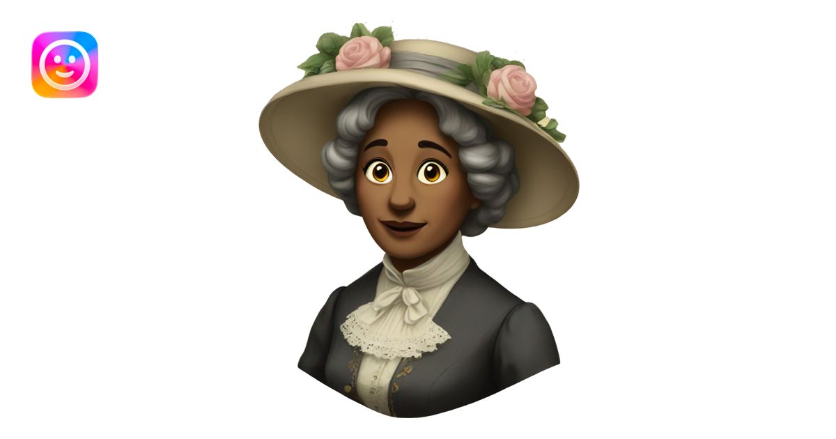 Victorian woman emoji | AI Emoji Generator