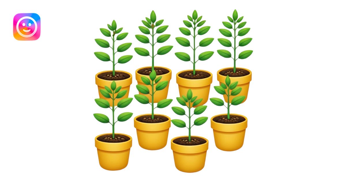 several packs of seedling seeds. Transparent background emoji | AI ...