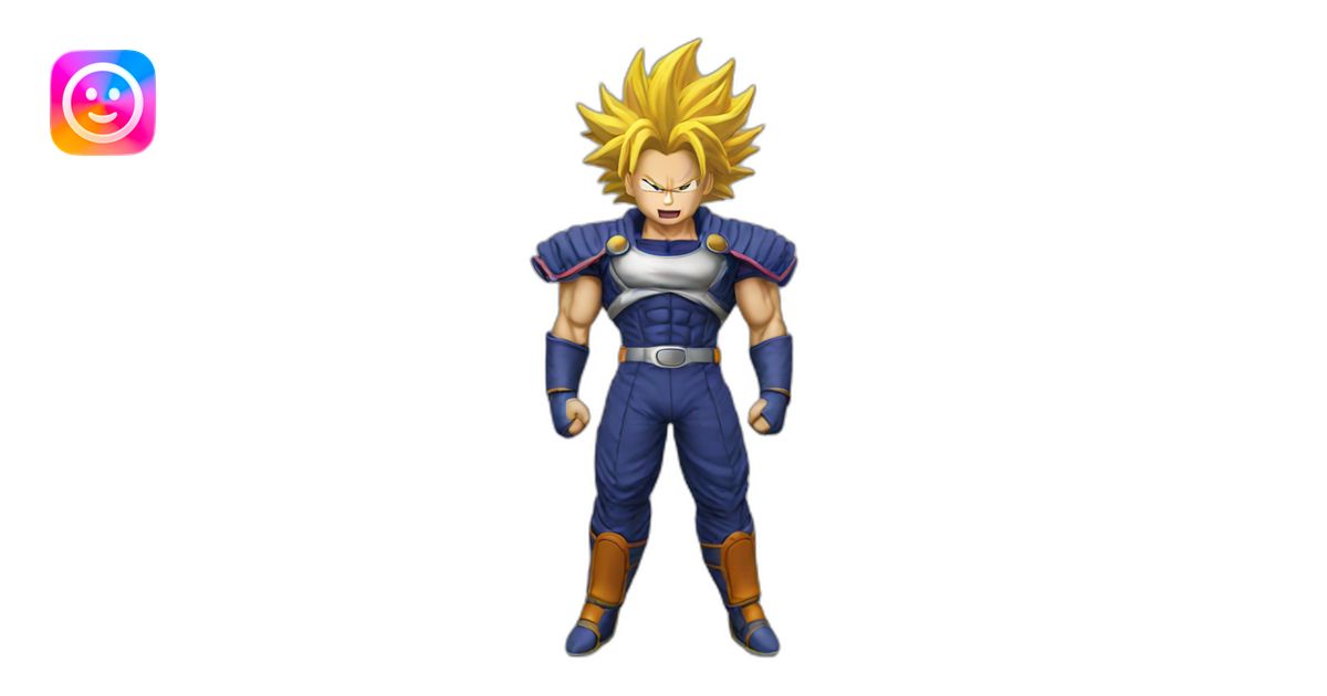 Trunks ssj3 emoji | AI Emoji Generator