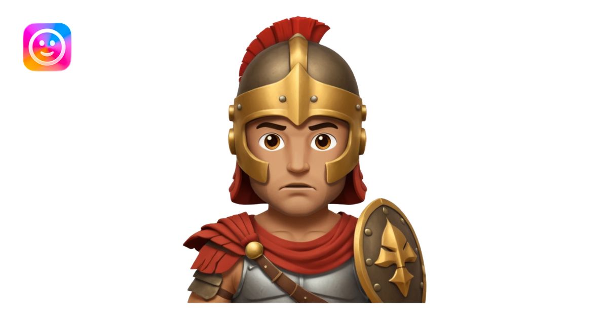 Gladiator emoji | AI Emoji Generator