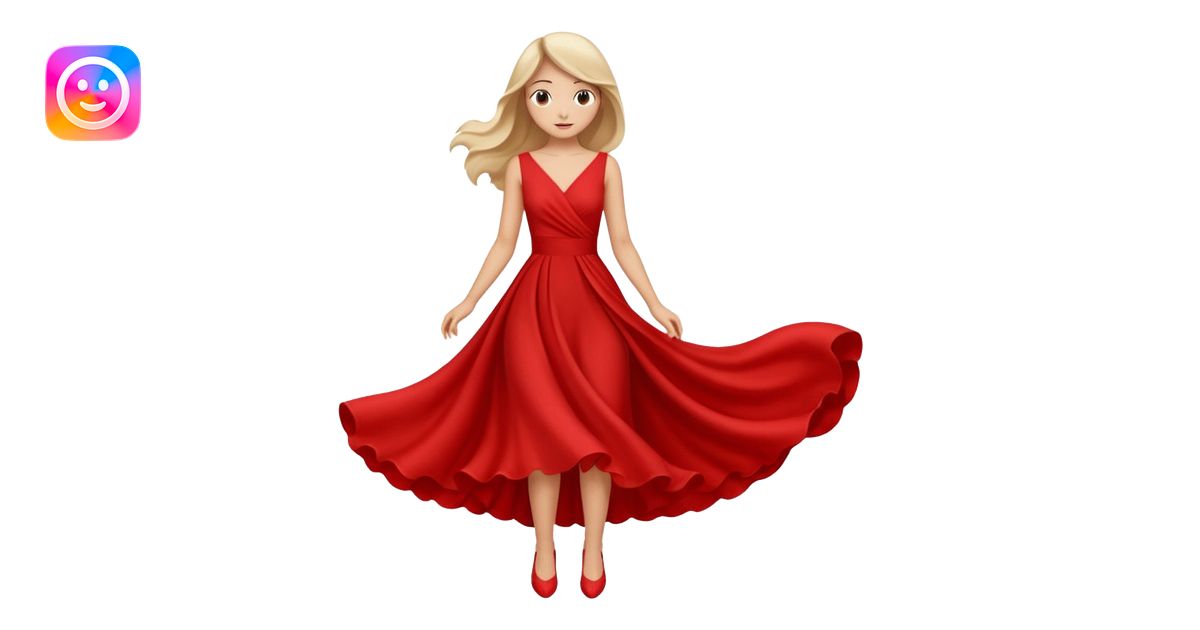 red dress emoji | AI Emoji Generator