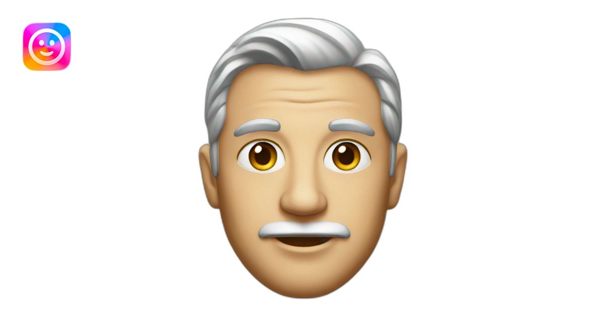 A rich man face emoji | AI Emoji Generator