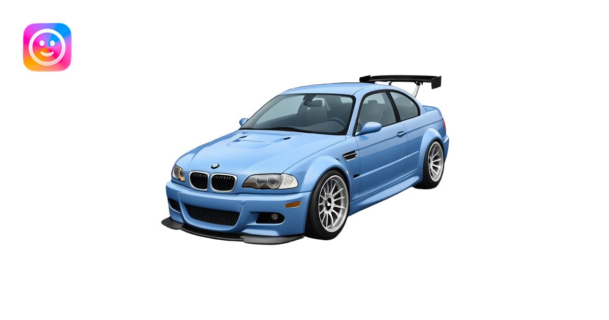 As the BMW M3 E46 drifts around a corner, a slight wisp of smoke should ...