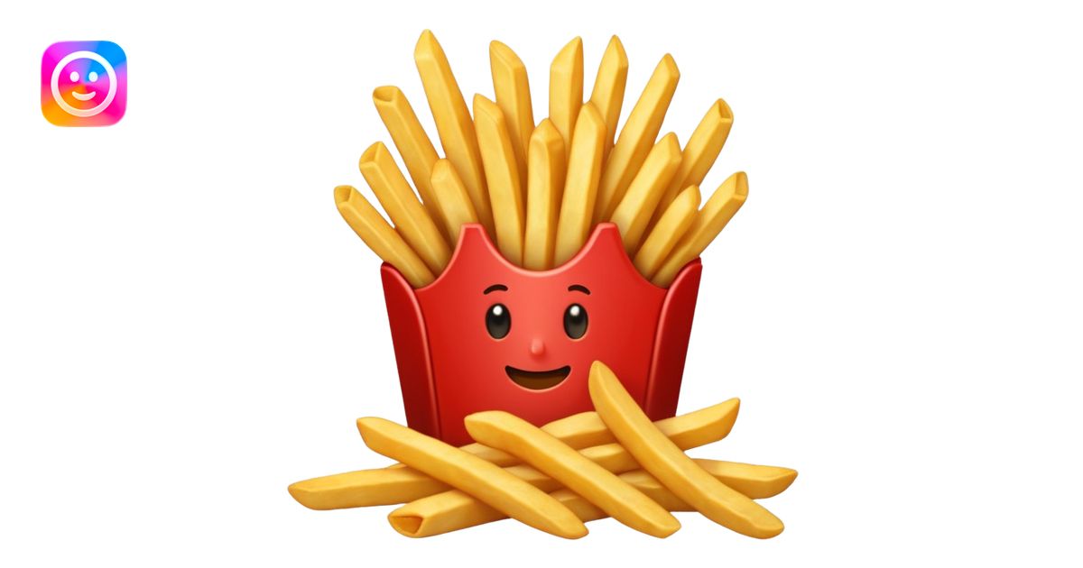 French fries emoji | AI Emoji Generator