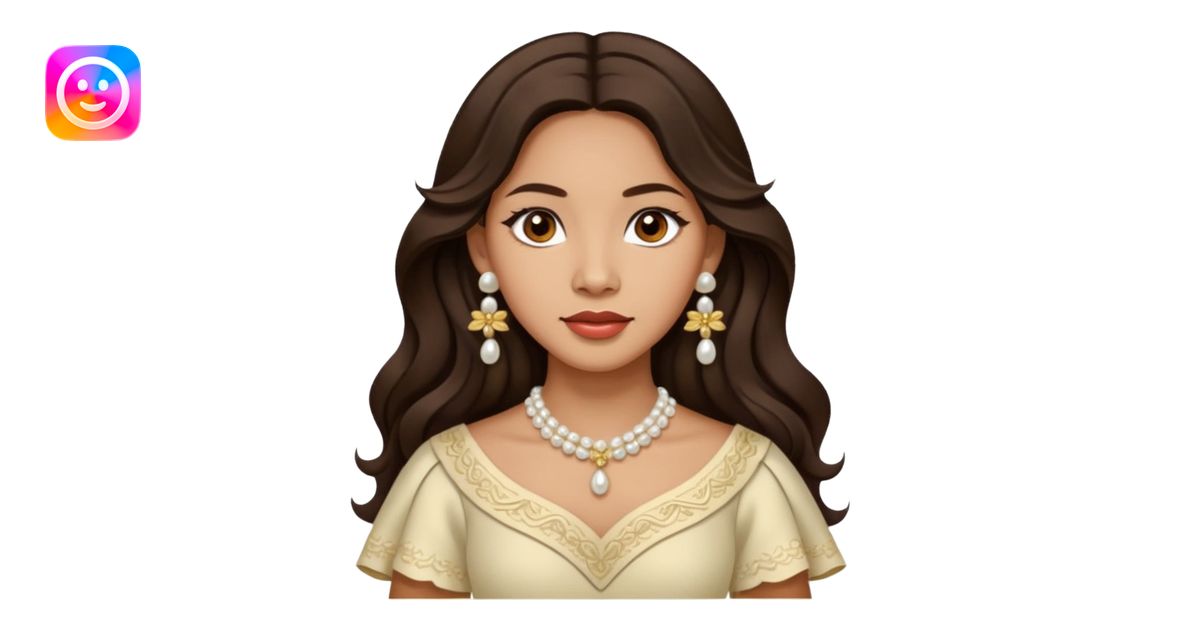 Tan Filipino woman with dark brown eyes and long dark wavy hair parted ...