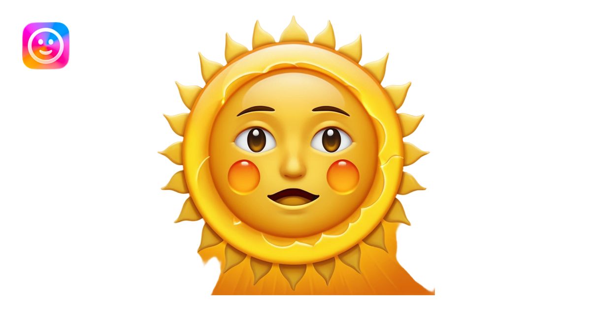 moon in front of the sun (in an eclipse) with classic emoji tear ...