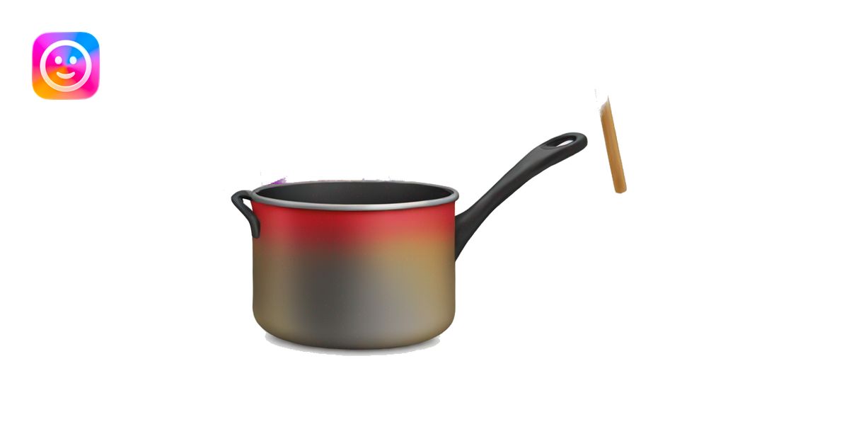pan heating a lgbtq flag emoji | AI Emoji Generator