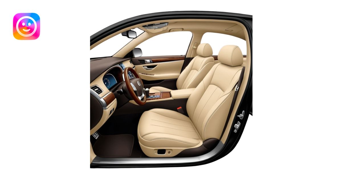lexus ls430 2006 modified with black paint and beige seats emoji | AI ...