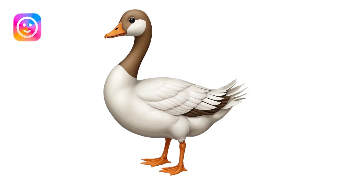 goose with a head, that looks like human female feet emoji | AI Emoji ...