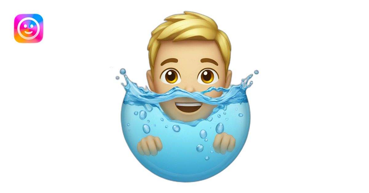 Moji water emoji | AI Emoji Generator