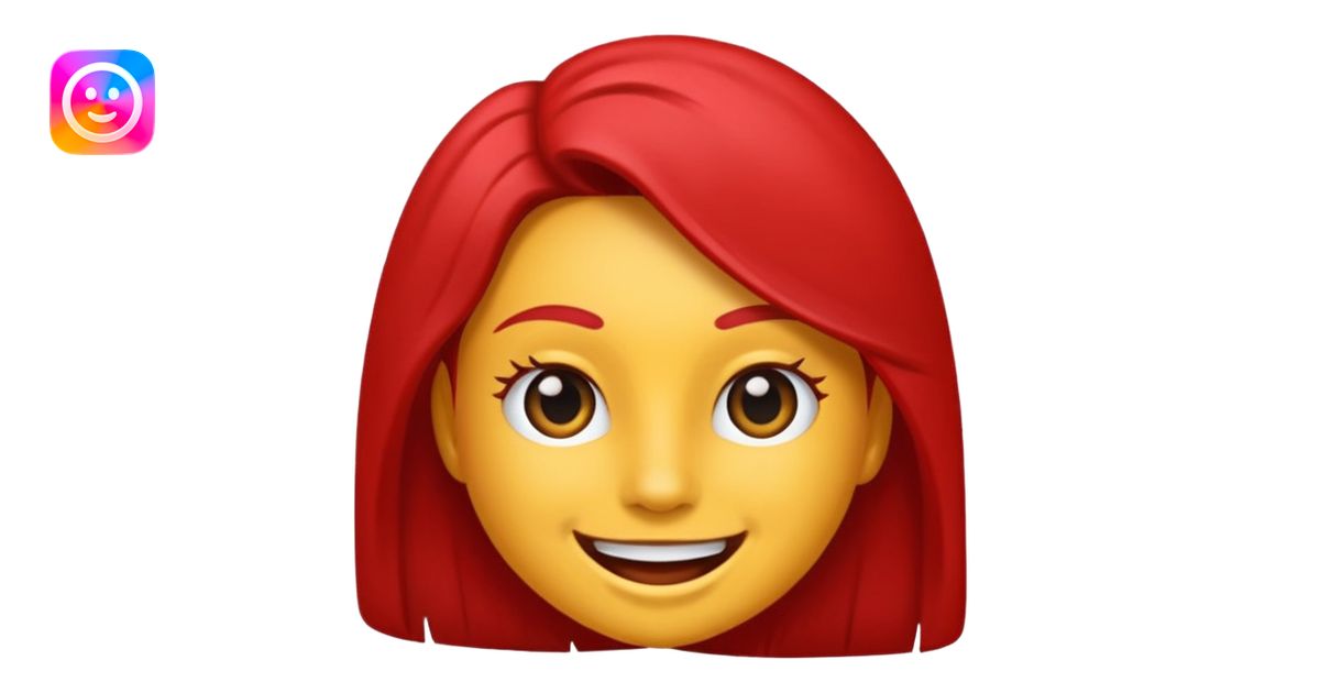 Crea un cara sonrojada roja emoji | AI Emoji Generator