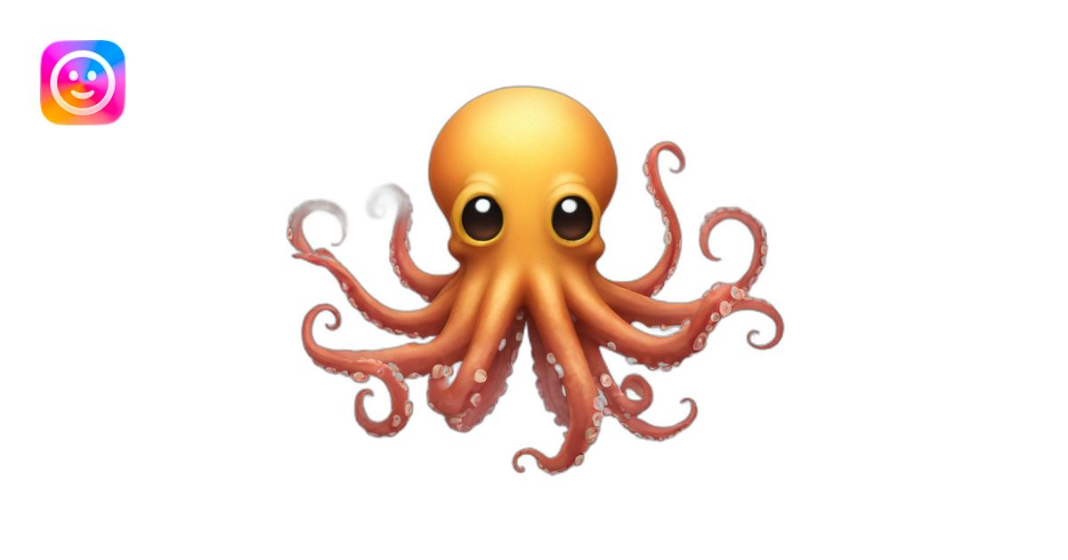 Exploding Head octopus emoji | AI Emoji Generator