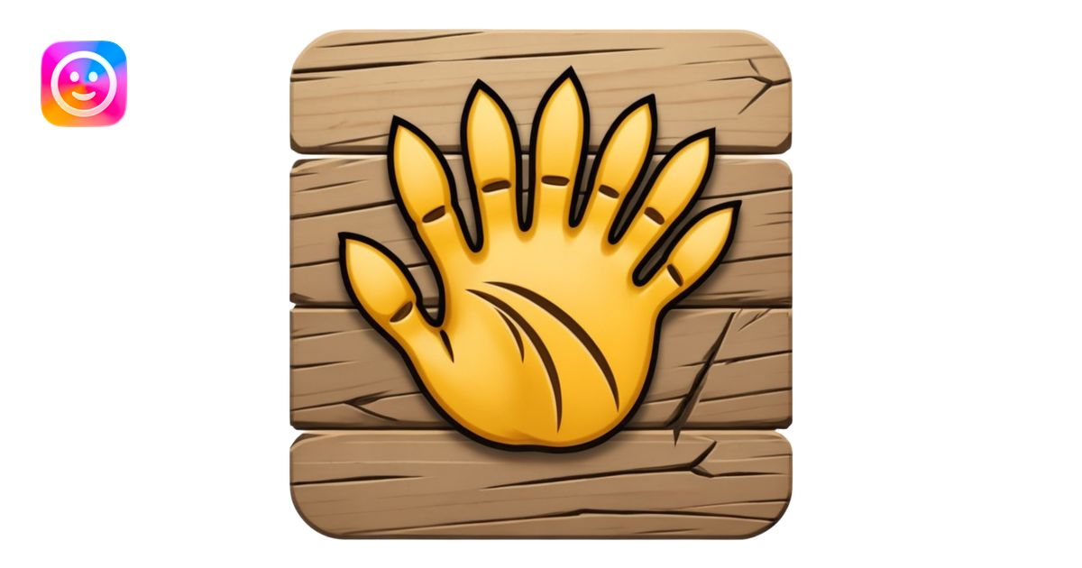 Claw scratch mark emoji | AI Emoji Generator