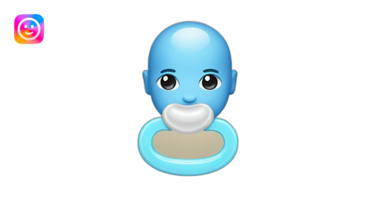 Pacifier emoji | AI Emoji Generator