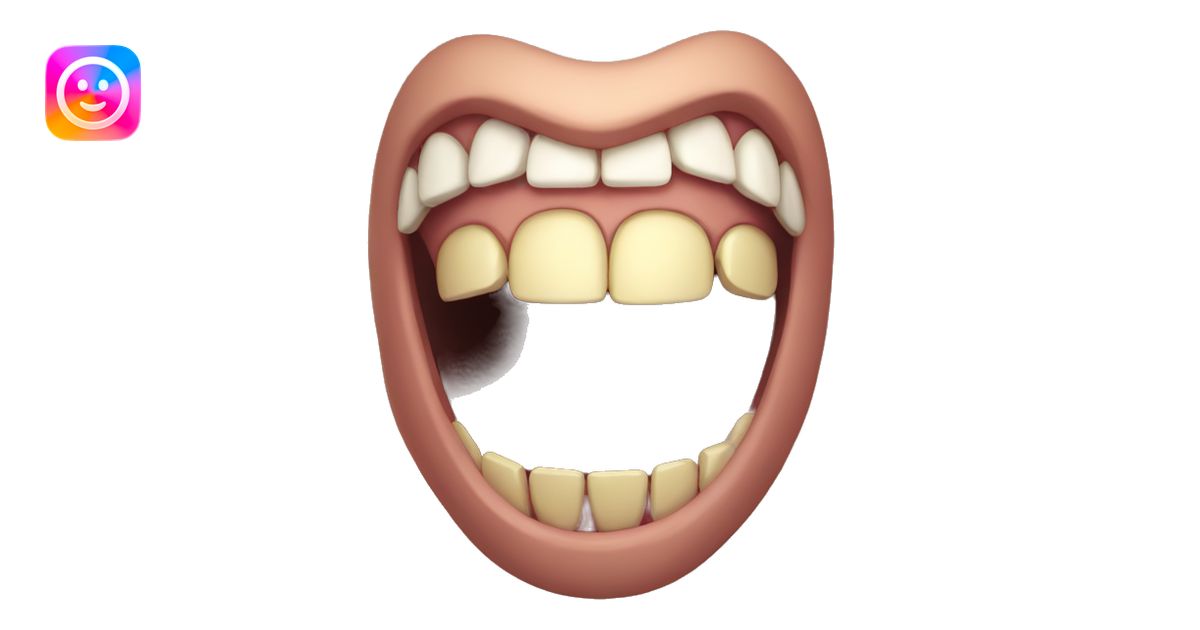 BIG TEETh emoji | AI Emoji Generator