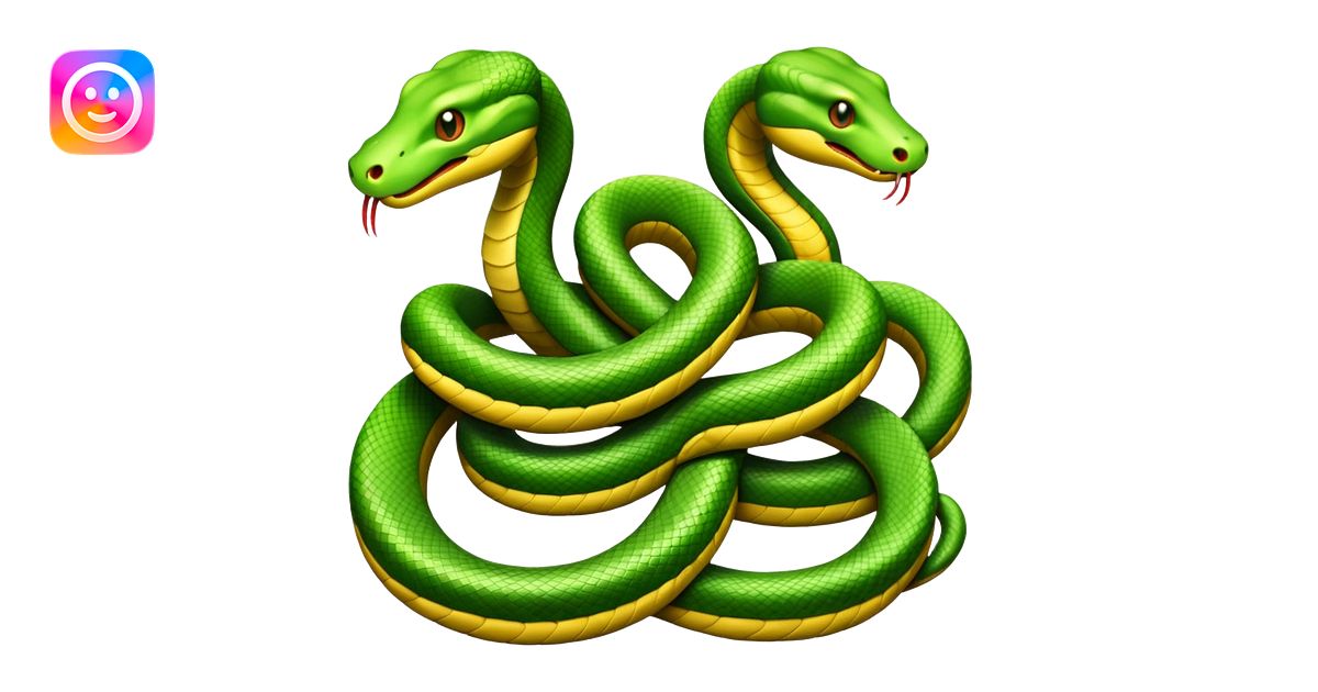 Snakes emoji | AI Emoji Generator