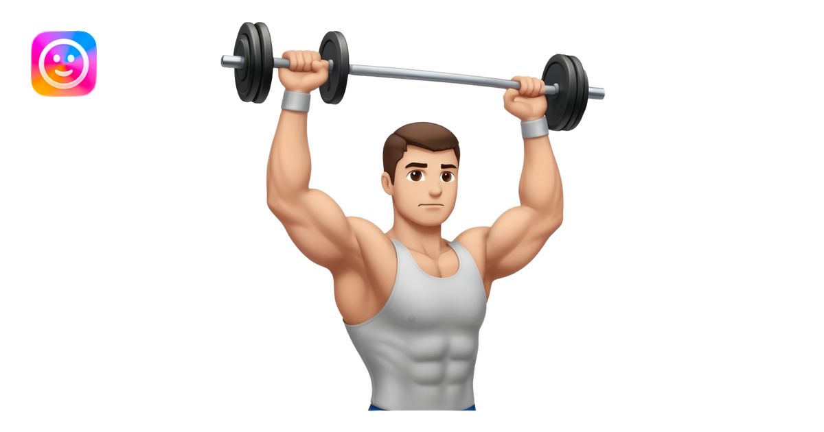 shoulder training emoji | AI Emoji Generator
