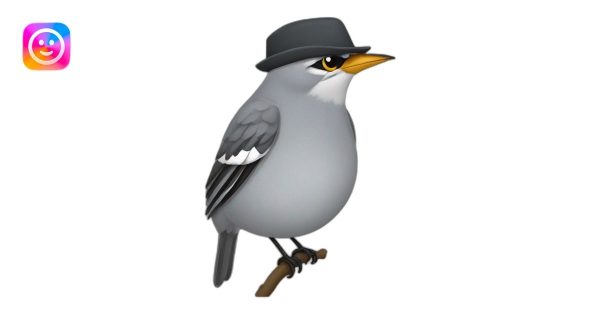 mockingbird hat emoji | AI Emoji Generator