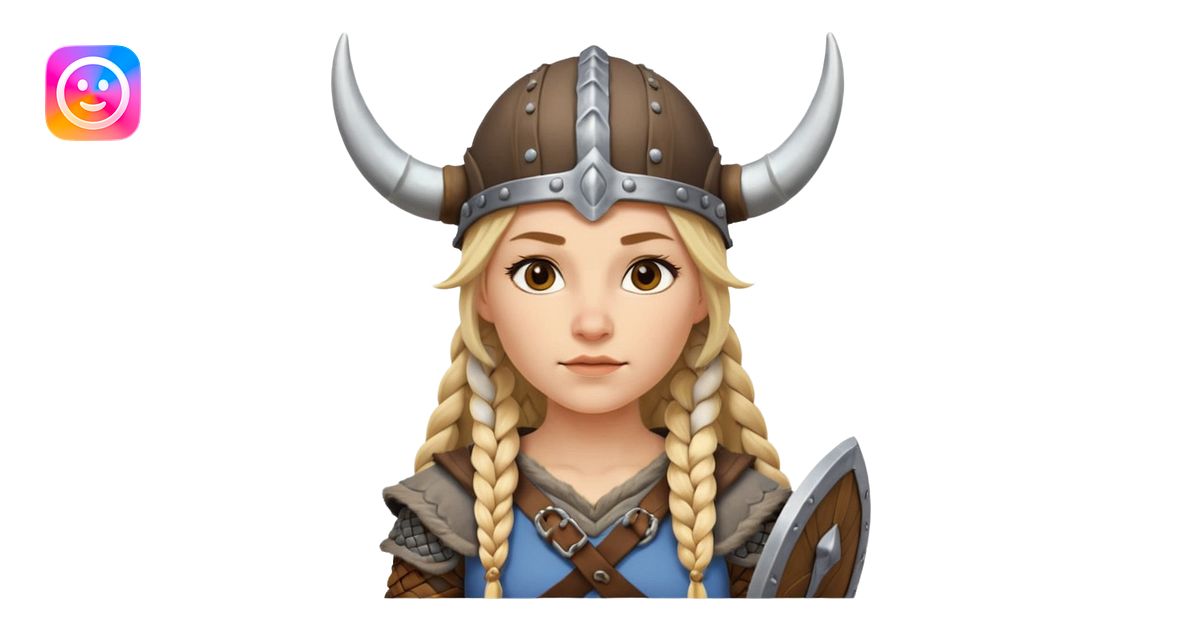 female viking emoji | AI Emoji Generator