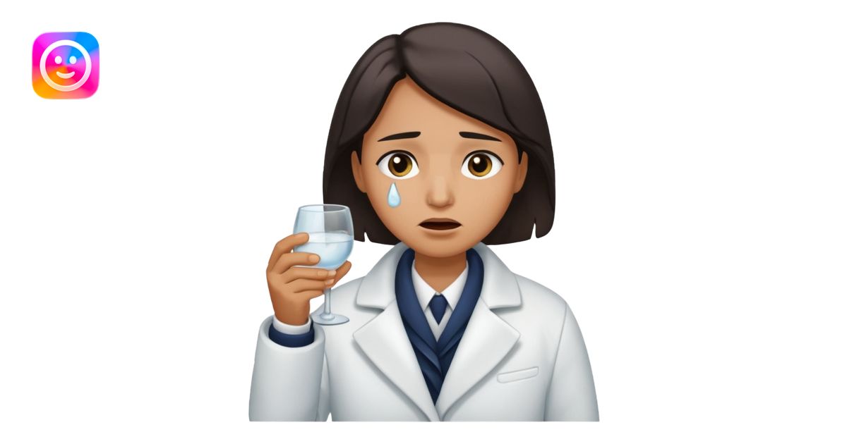 Antarctica person, eskimo glass, white coat, crying emoji | AI Emoji ...