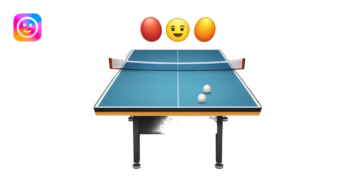 ping pong table emoji | AI Emoji Generator