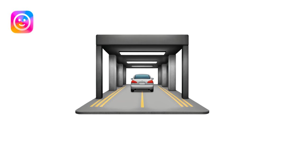 Public Parking garage emoji | AI Emoji Generator