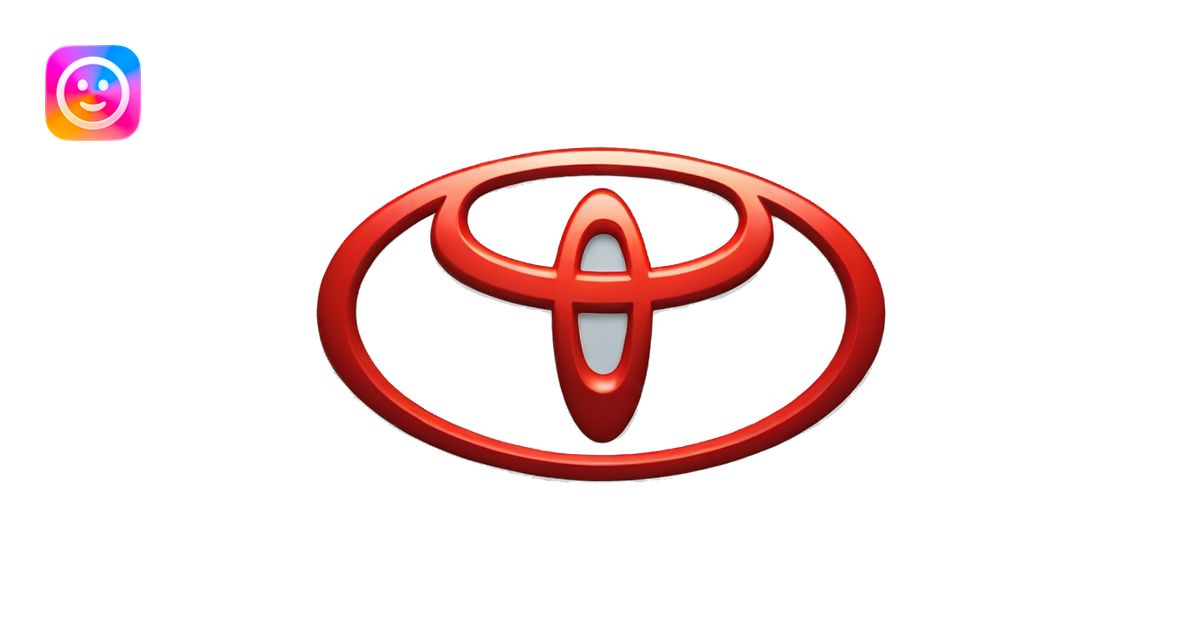 Toyota logo emoji | AI Emoji Generator