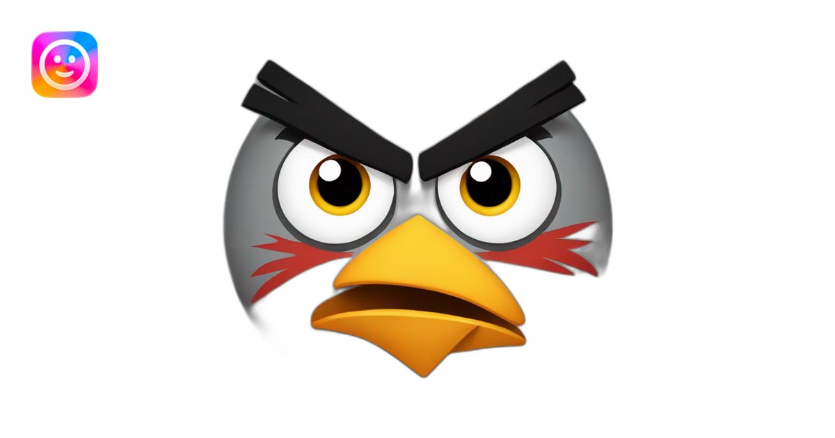 Angry Birds emoji | AI Emoji Generator