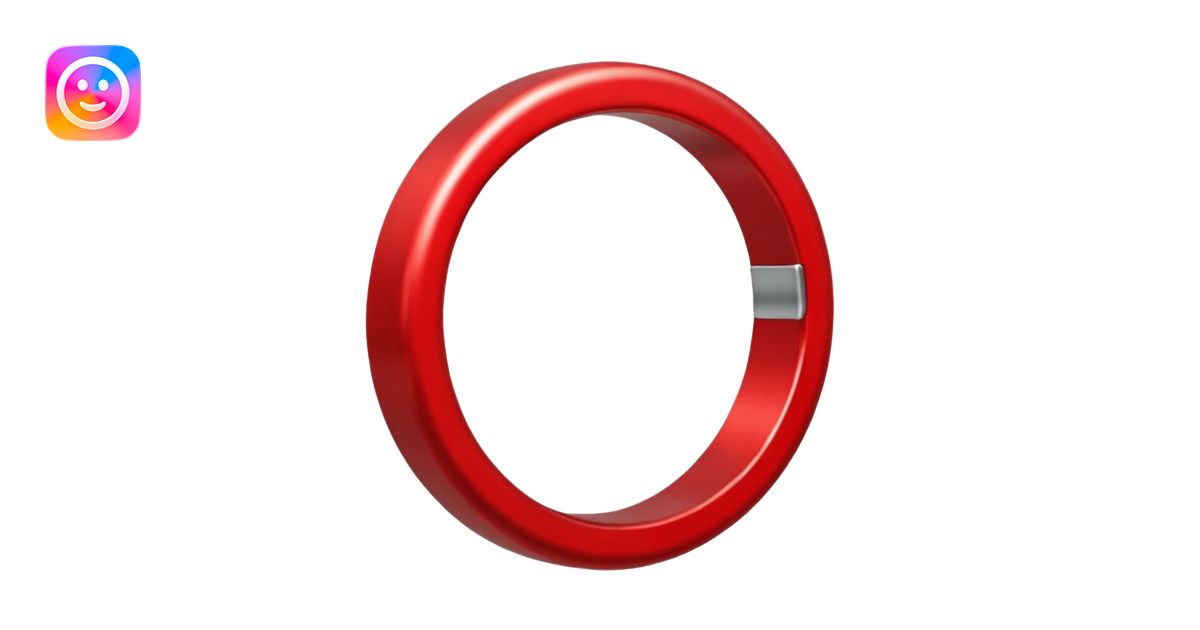 ring red emoji | AI Emoji Generator
