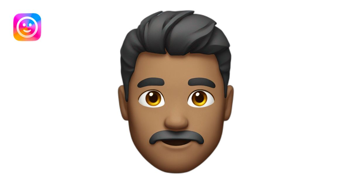 man with muscle as a face emoji | AI Emoji Generator
