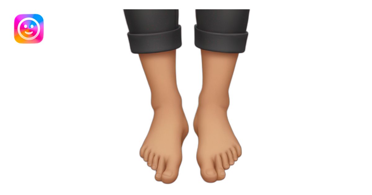 feet soles emoji | AI Emoji Generator
