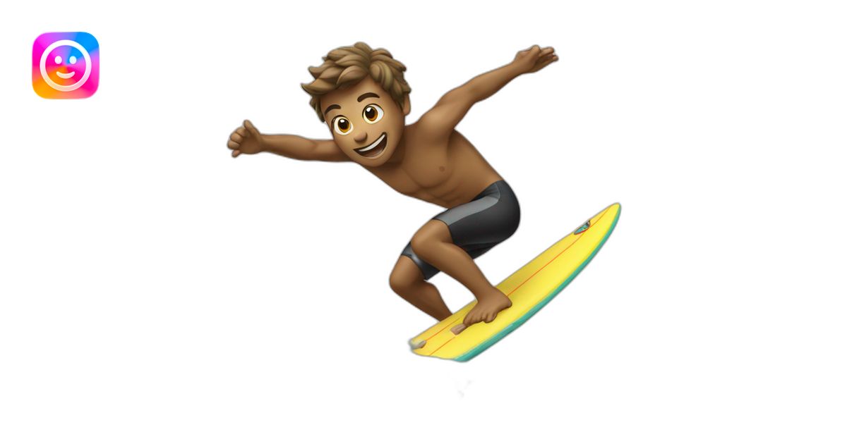 Surf emoji | AI Emoji Generator