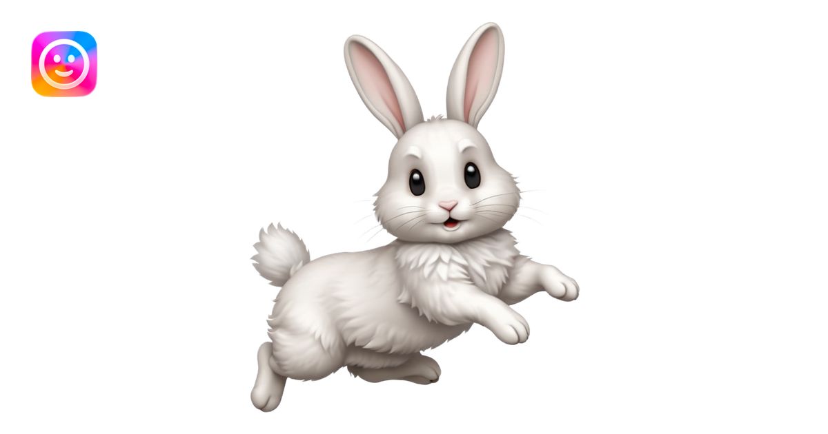 rabbit jumping emoji | AI Emoji Generator