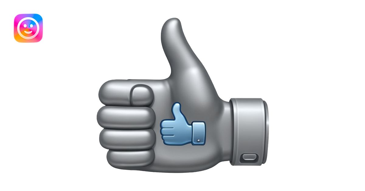 thumbs up but grey emoji | AI Emoji Generator