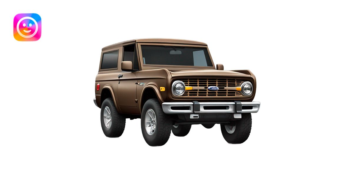 2024 brown ford bronco emoji | AI Emoji Generator