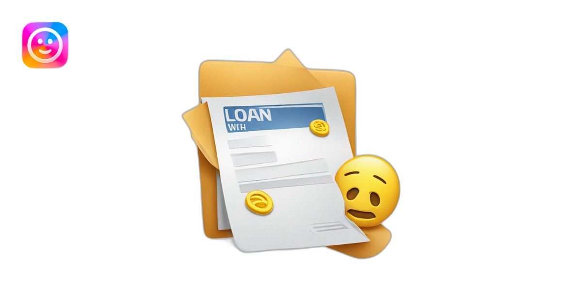 Loan application withdrawal emoji | AI Emoji Generator